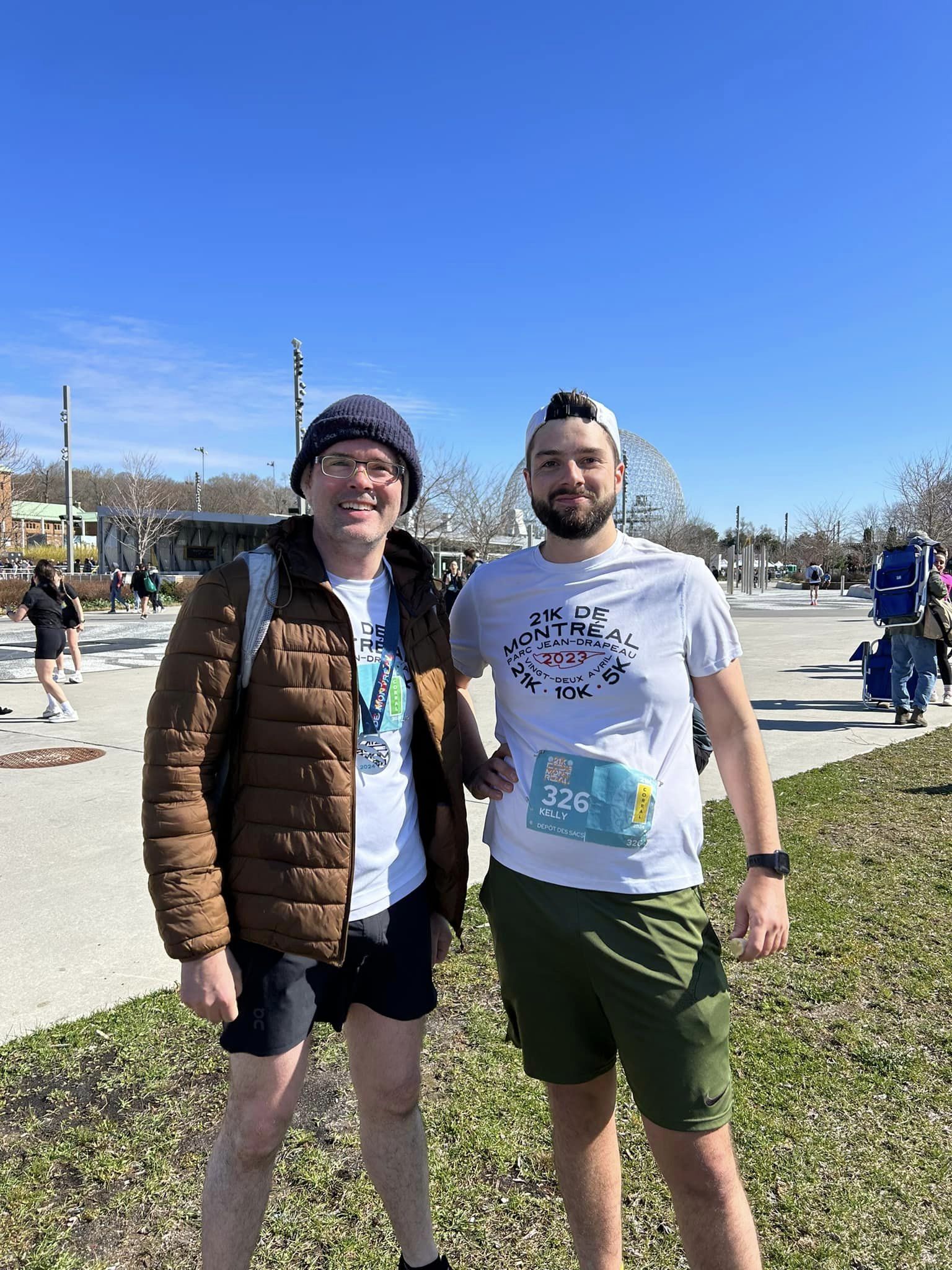 Kelly Agnew and John Kildea run in the 21k de Montréal! | KILDEA LAB